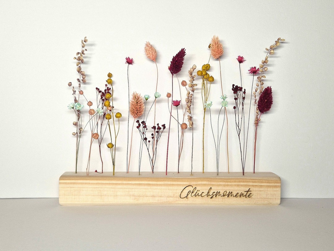 Dried Flowers Flower Strip | DIY | Table Decoration | Wall Decoration ...