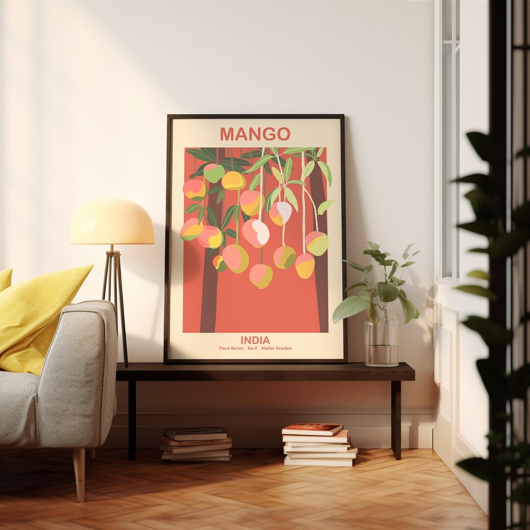 Indian Mangoes Art Print | Fruit Wall Art | Giclée Print | Indian Mango ...