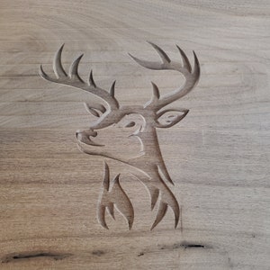 Carbide Create Stag Deer Inlay Files and SVG - Etsy