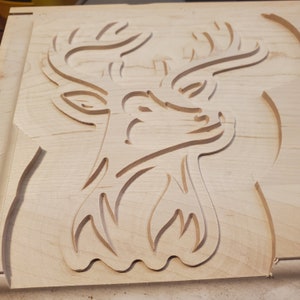 Carbide Create Stag Deer Inlay Files and SVG - Etsy
