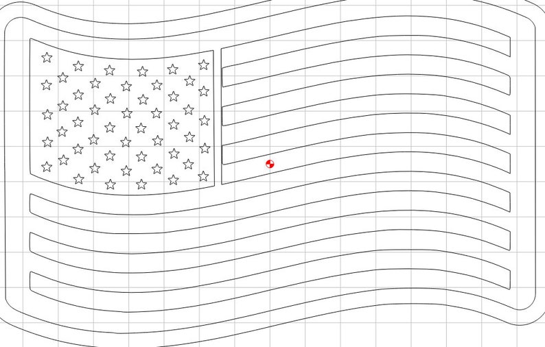 American Flag Catchall Tray Files, SVG and Carbide Create Files - Etsy