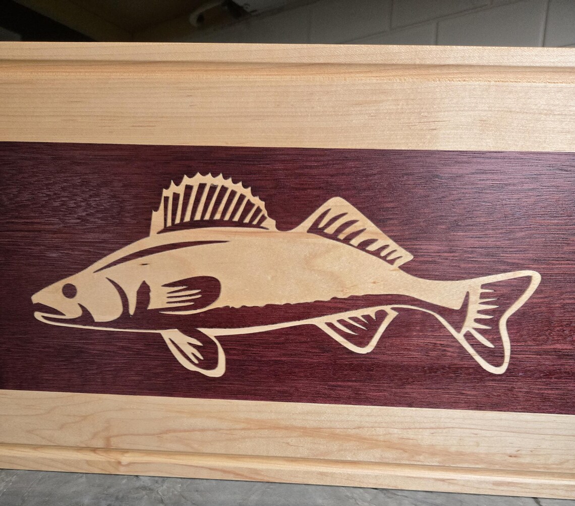 Carbide Create and SVG Walleye Fish Inlay Files for CNC - Etsy