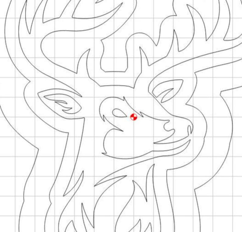 Carbide Create Stag Deer Inlay Files and SVG - Etsy