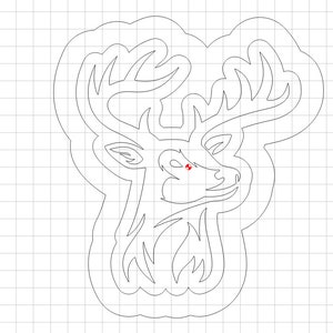 Carbide Create Stag Deer Inlay Files and SVG - Etsy