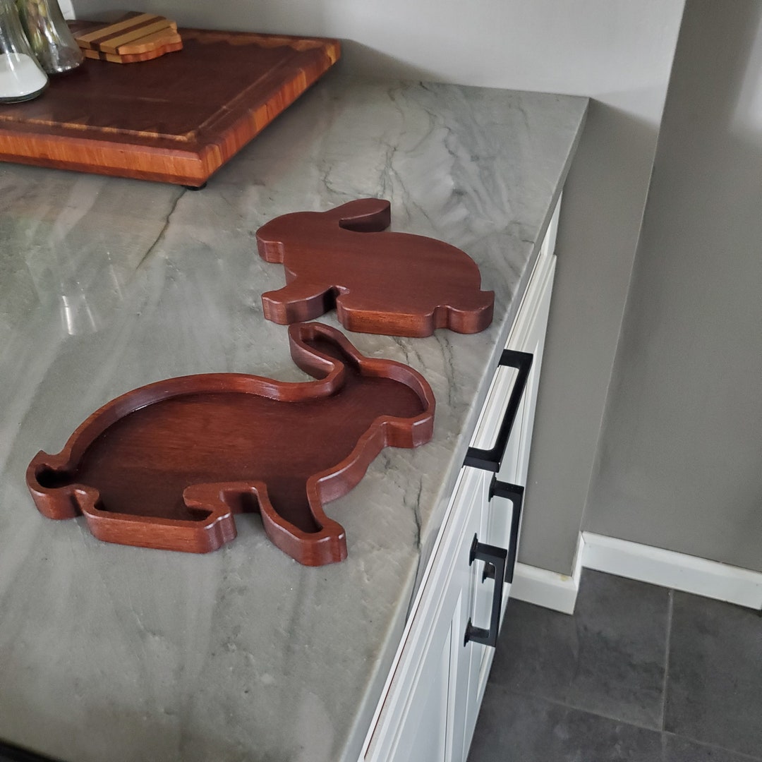 Rabbit Trivet and Catchall Tray SVG and Carbide Create Files, 2 for 1 ...