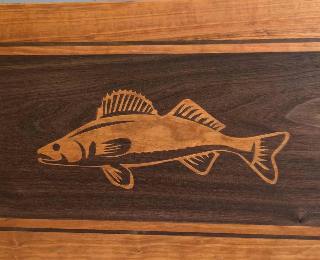 Carbide Create and SVG Walleye Fish Inlay Files for CNC - Etsy