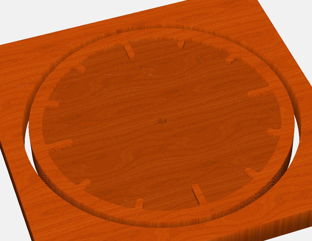 Custom Clock File One Tool CNC Carbide Create and SVG Files - Etsy