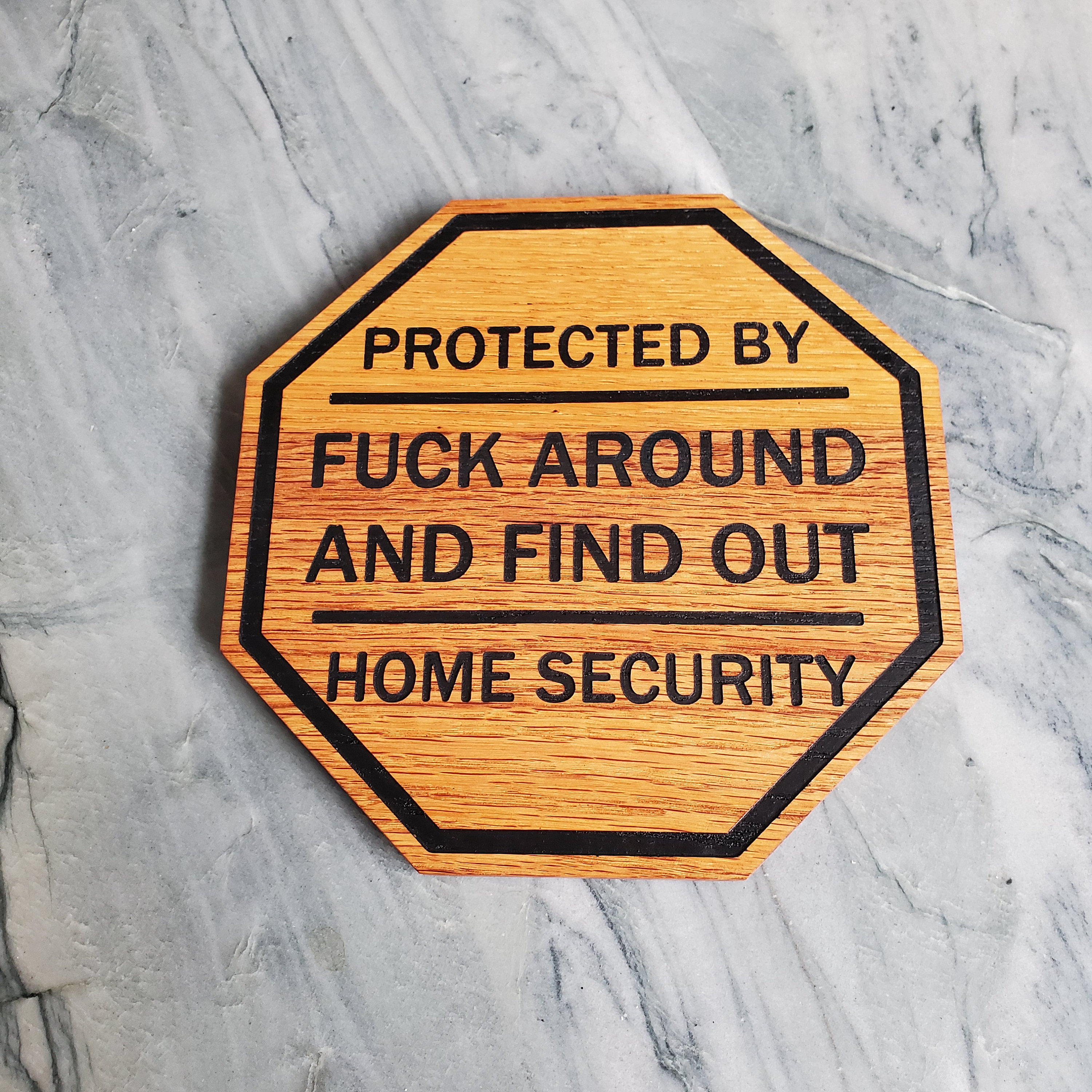 Security Sign Files, Carbide Create and SVG Files for CNC - Etsy