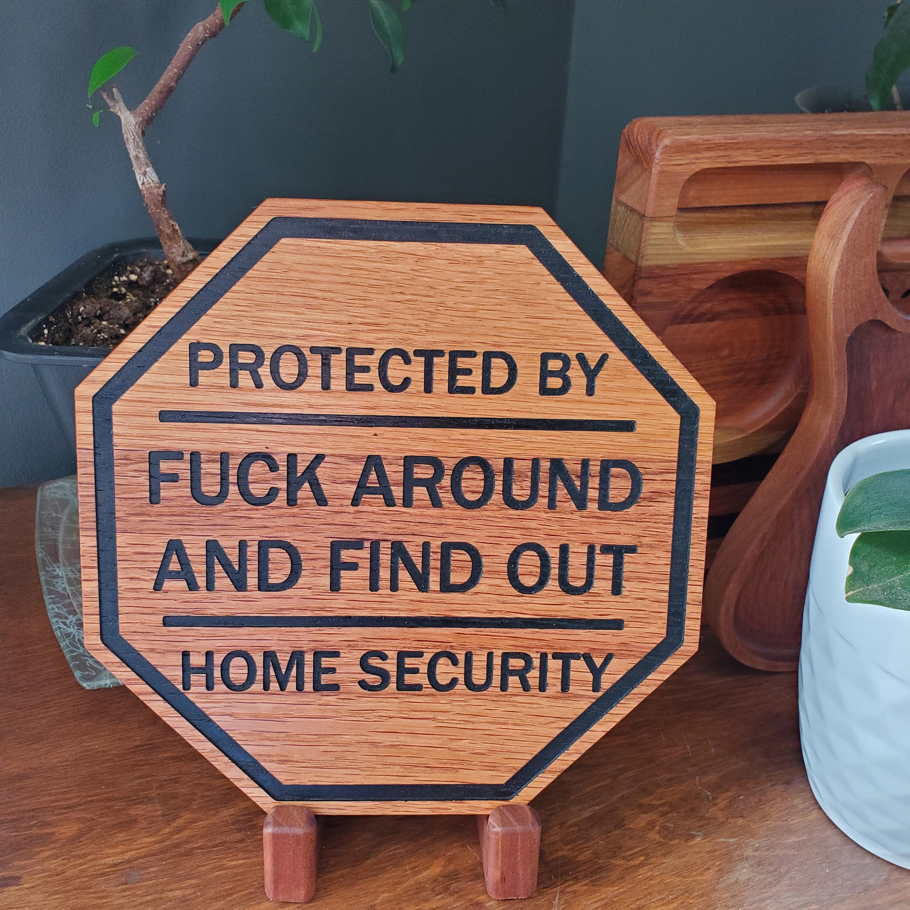 Security Sign Files Carbide Create and SVG Files for CNC - Etsy