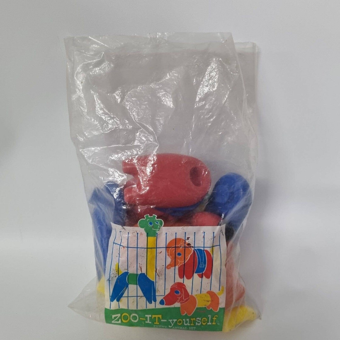 Vintage Tupperware Tuppertoy ZOO-IT-YOURSELF Animal Set 1960s - Etsy