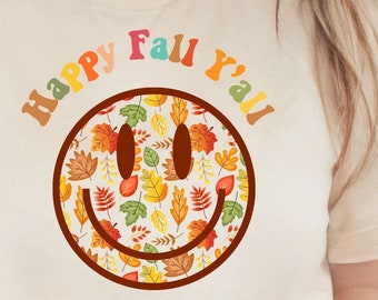 Smiley Face Fall Png - Etsy