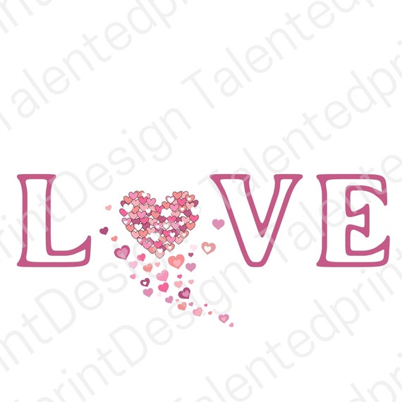 Love Svg Love Svg Heart Svg Png Instant Download Valentine | Etsy