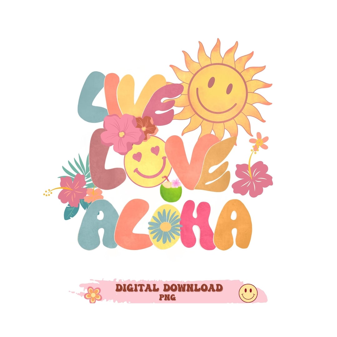 Summer, Summer Shirt Png Smiley Face Png, Retro Floral Png Sublimation ...