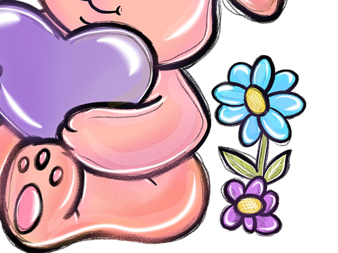 Bunny Png Bunny Holding Heart Png Bunny Hearts Clipart Cute - Etsy