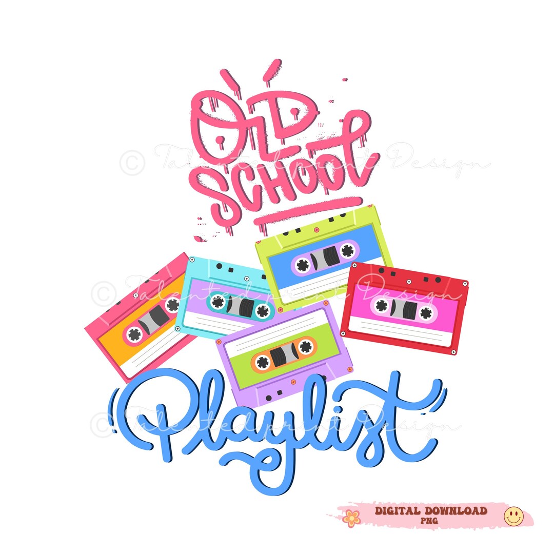 Old School Playlist Music Lover Gift Music Teacher Shirt ,music Gift ...