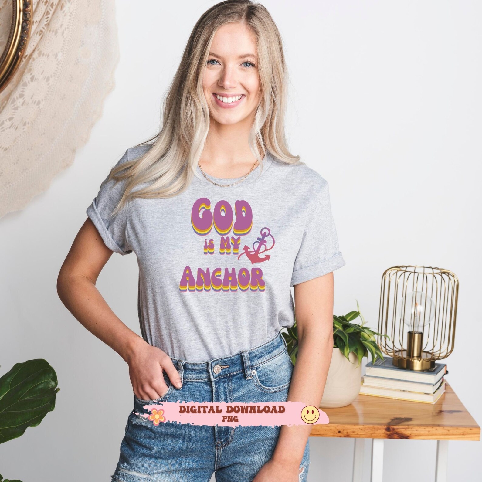 GOD Christian Png God is My Anchor PNG Bible Scripture - Etsy
