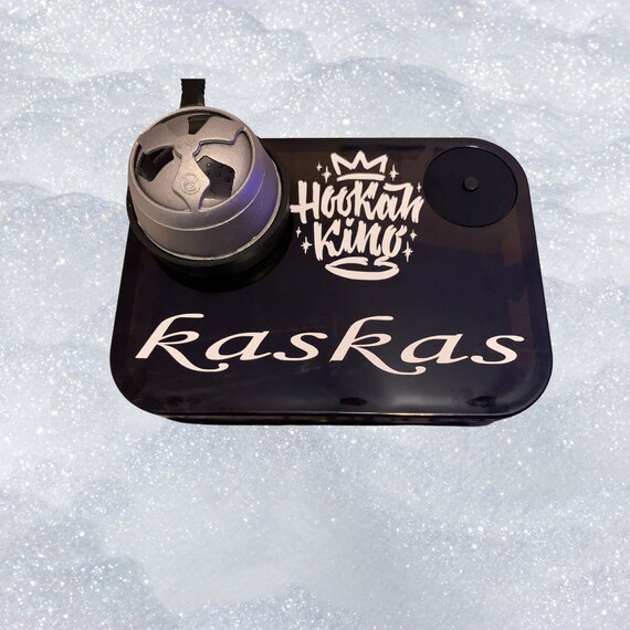 Hookah W/ LED Light Square Box Portable Shisha W/ Bowl Black - Etsy