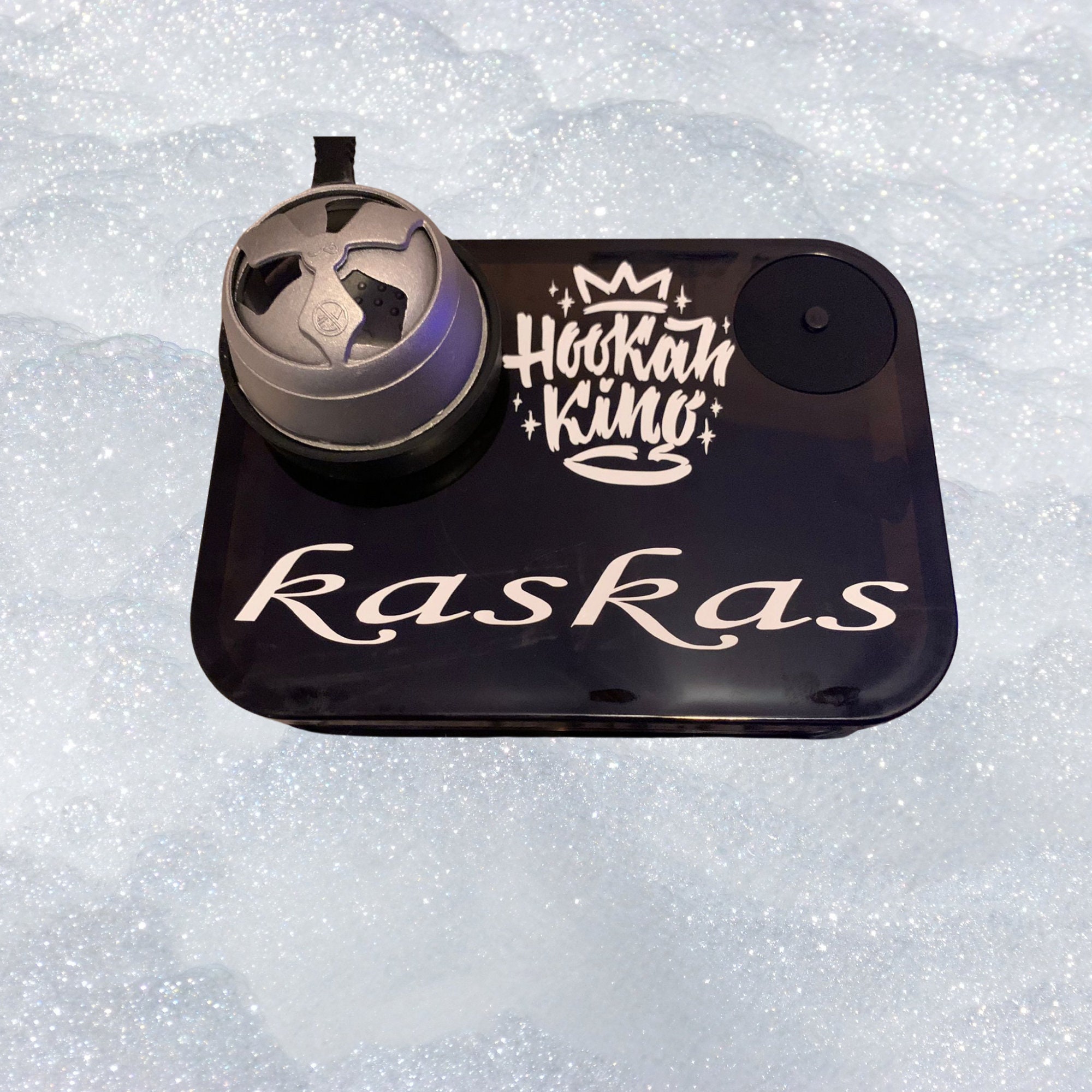 Hookah W/ LED Light Square Box Portable Shisha W/ Bowl Black - Etsy