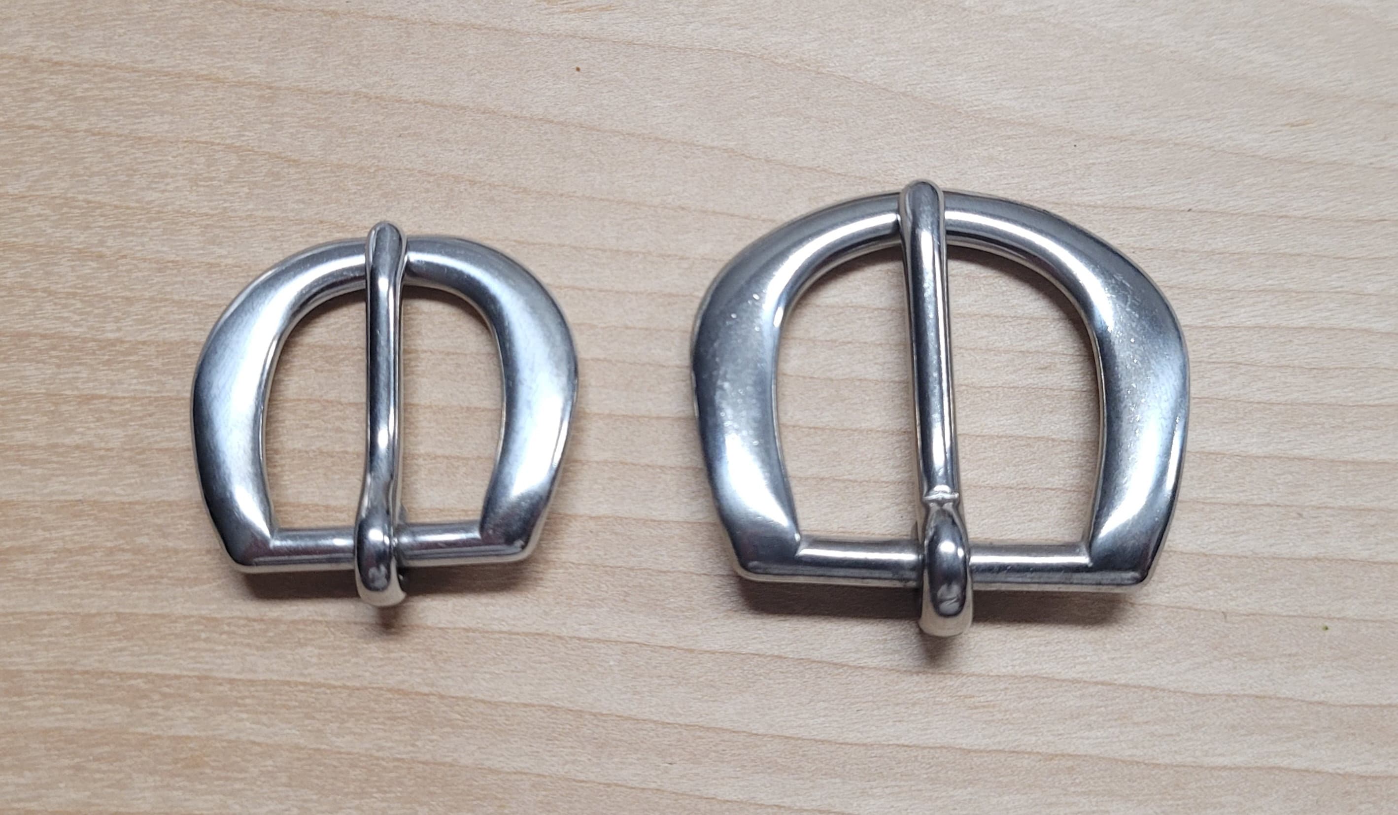 Heel Bar Buckle- Stainless Steel- Available for 3/4 Inch, 1 Inch Wide ...