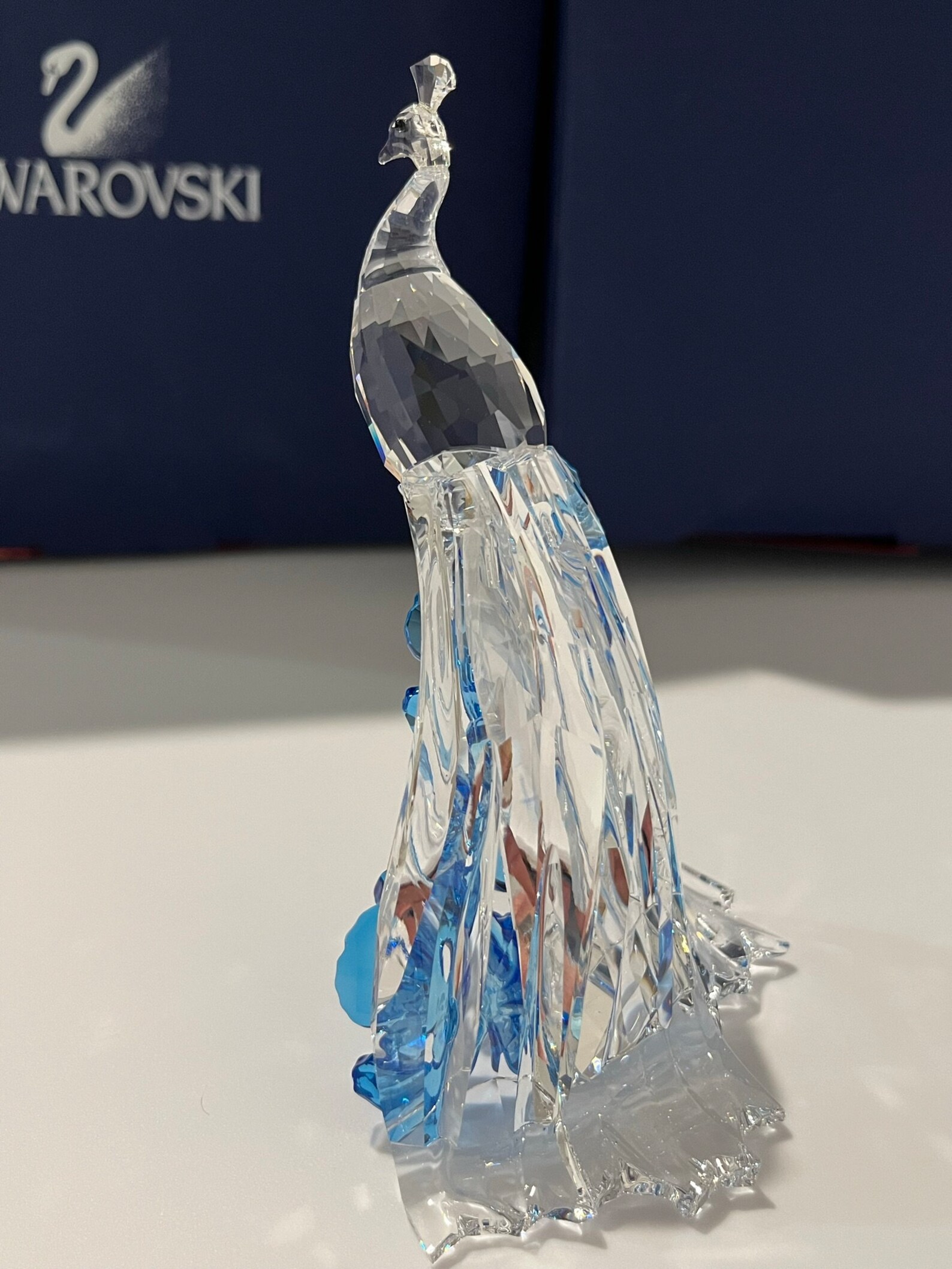 Swarovski 2015 SCS Members Exclusive White Peacock (signed) #5063695 - Etsy