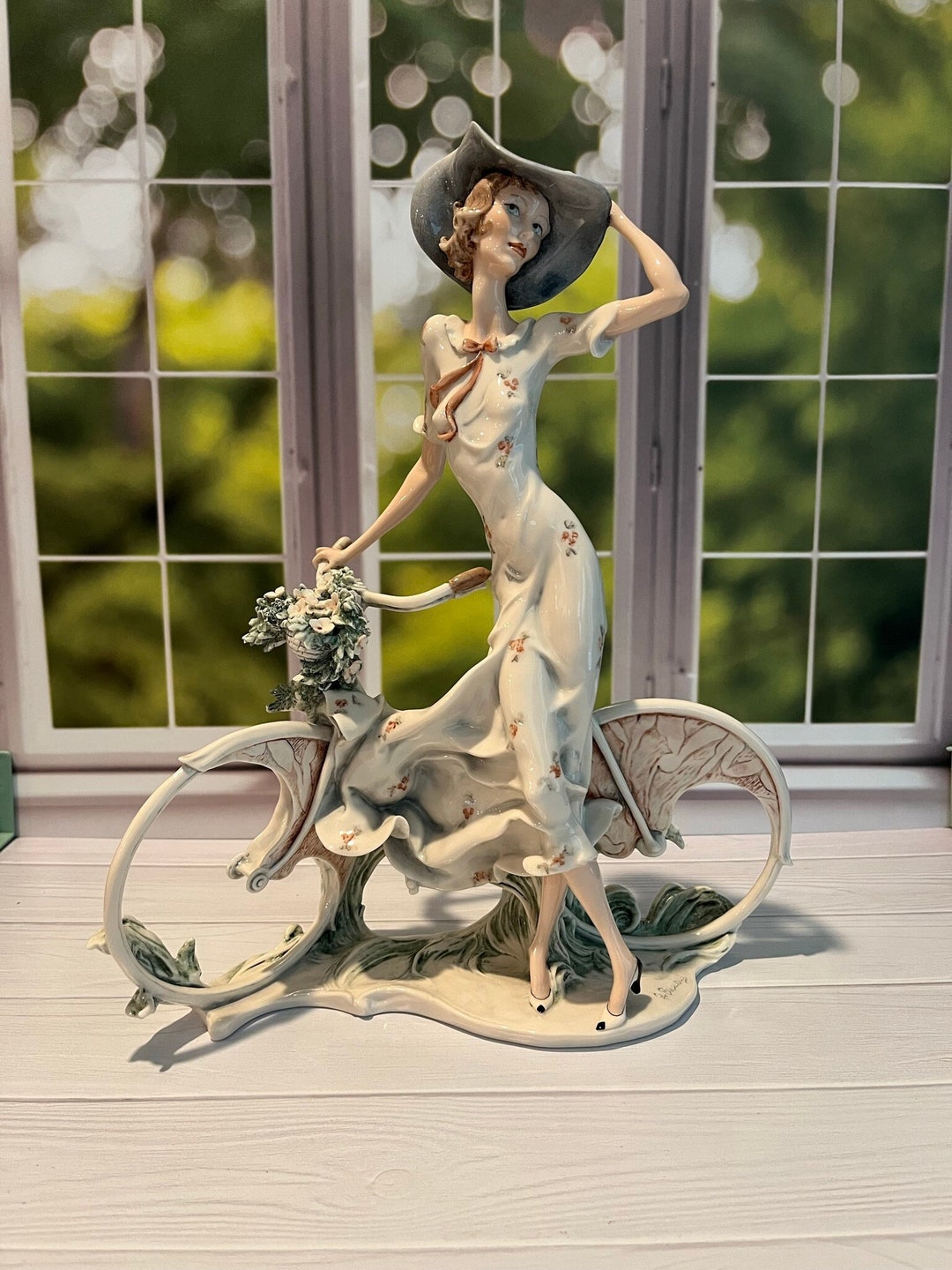 Armani Lady on Bike #539C - Etsy