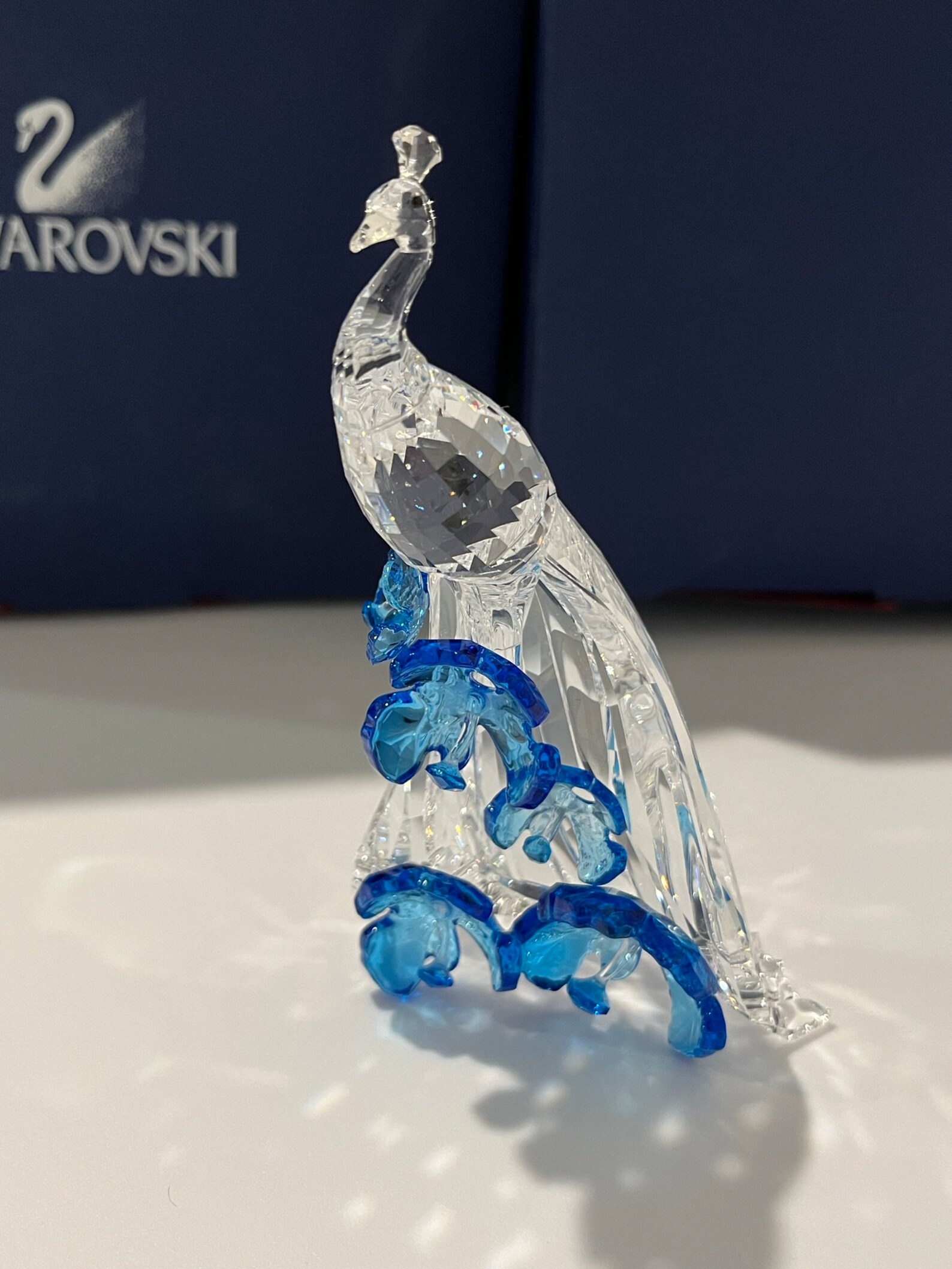 Swarovski 2015 SCS Members Exclusive White Peacock (signed) #5063695 - Etsy