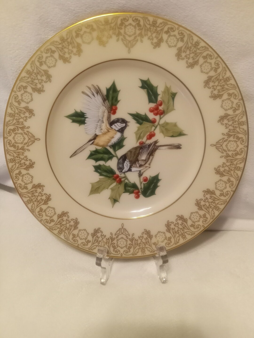Lenox Garden Bird Plate Collection "chickade" - Etsy
