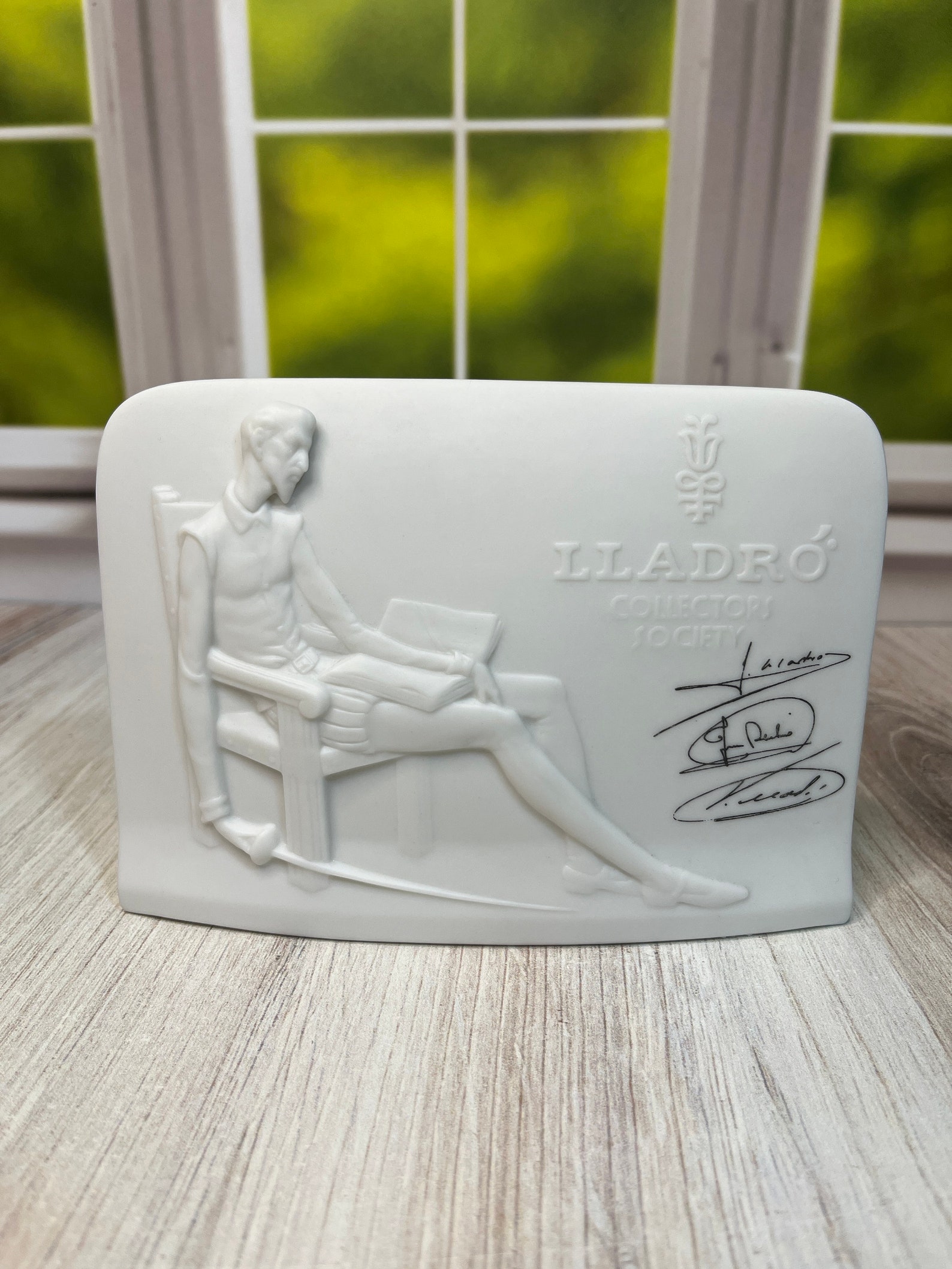 Lladro Charter Member Don Quixote Plaque #7601 Black Signature - Etsy