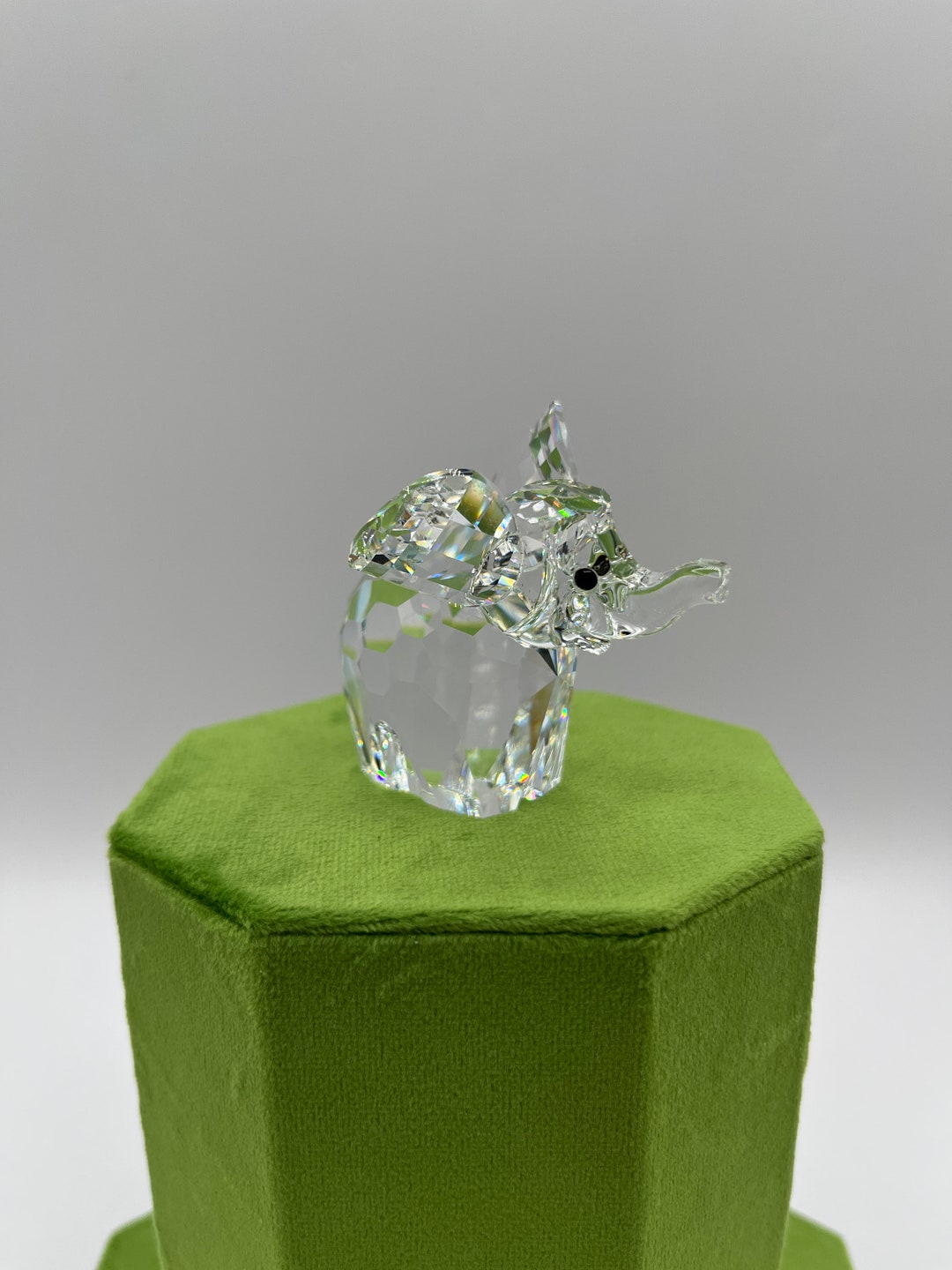 Swarovski Small Elephant W/frosted Tail #151489 - Etsy