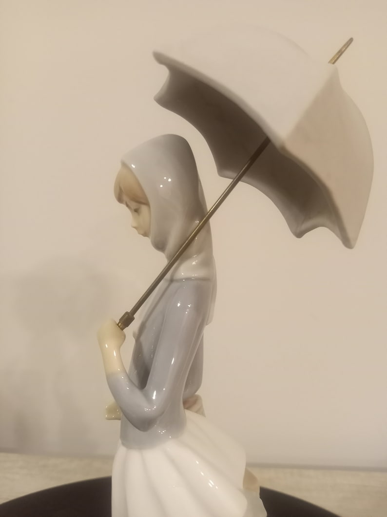 Lladro girl With Umbrella 4510 - Etsy