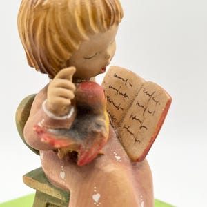 Anri Girl Singing to Bird 5.5" - Etsy