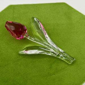 Swarovski Pink Tulip 681333 rare Find - Etsy