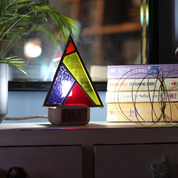 Mini Stained Glass Lamp - Etsy