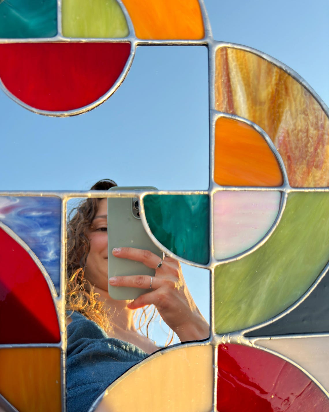 Haribo, Stained Glass Mirror - Etsy