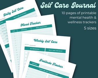 Self-care Planner Printable | Self-love Journal | Mental Health ...