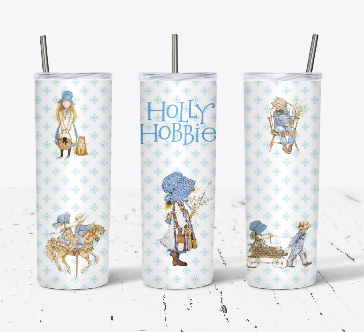 Holly Hobbie Tumbler Digital Download - Etsy