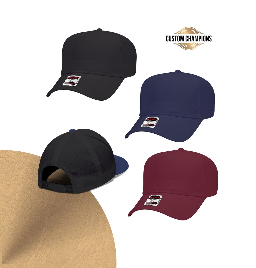 Custom Snapback Hat, Classic Snapback Caps, Embroidered Snapback Hat ...