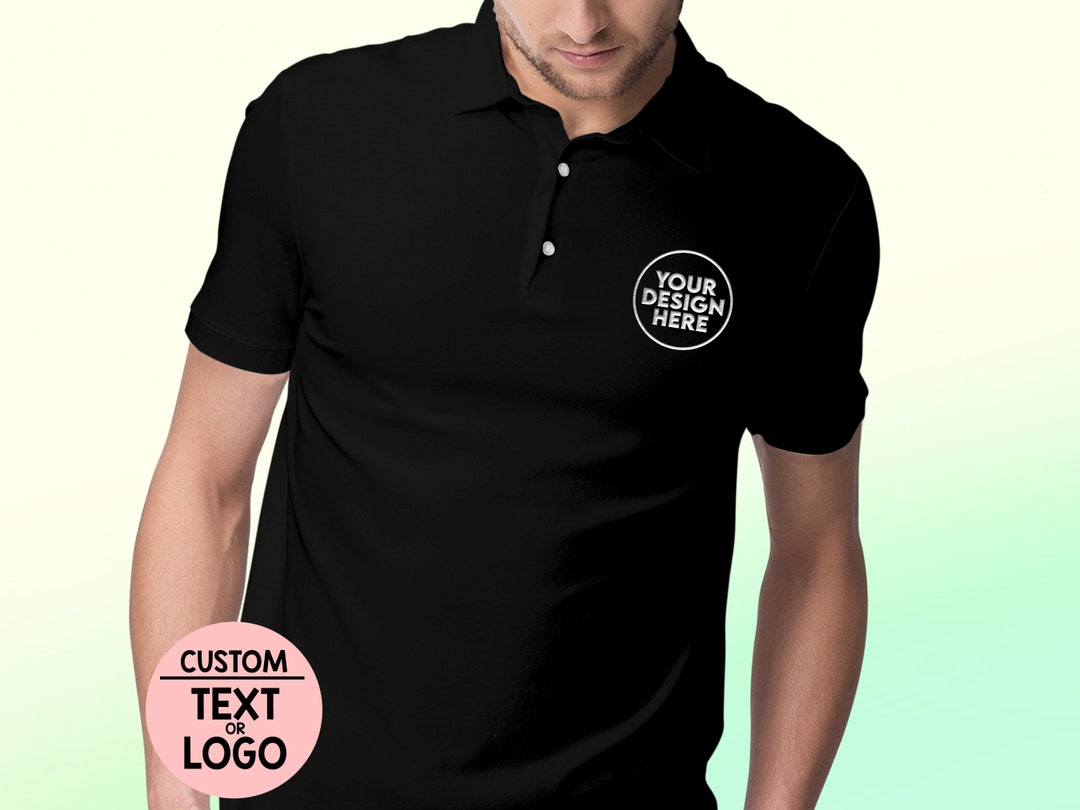 Custom Polo W/ Embroidery, Custom Embroidered Polo, Business Casual ...