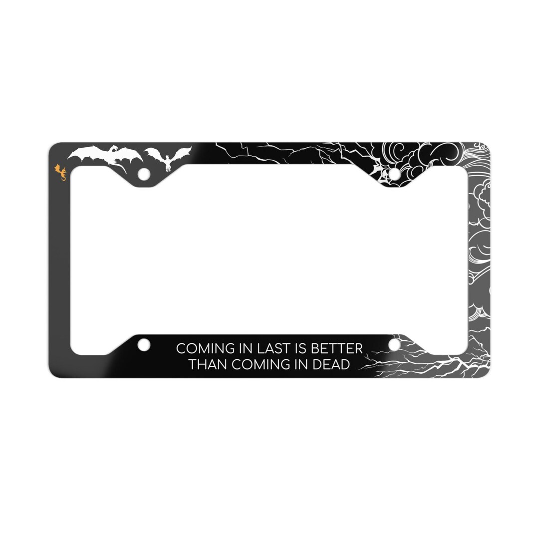 Fourth Wing License Plate Frame: Basgiath Alumni Metal, Officially ...