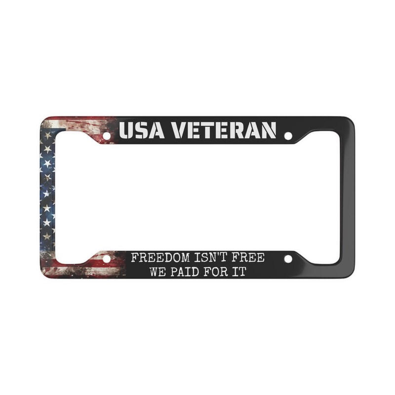 Vietnam Veteran Car License Plate Frame - Etsy