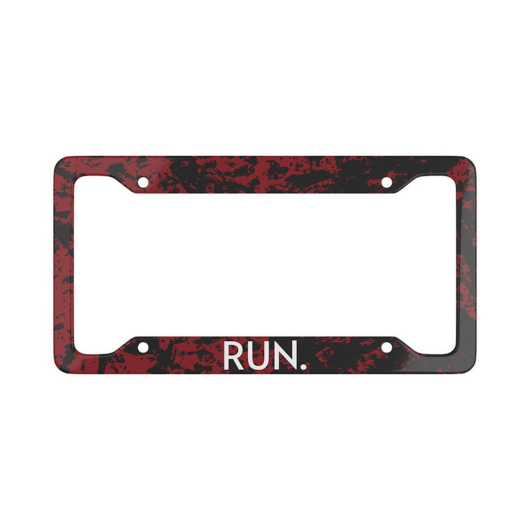 Bloody Halloween License Plate Frame: Horror Car Accessory - Etsy