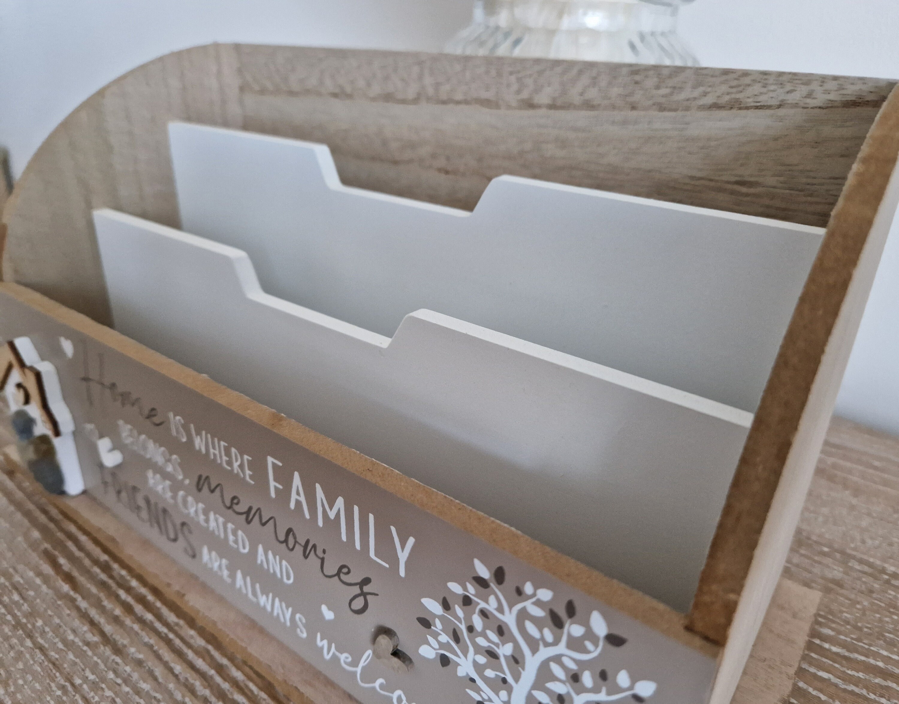 Shabby Chic Letter Rack Farmhouse Decor Letter Rack Wooden - Etsy
