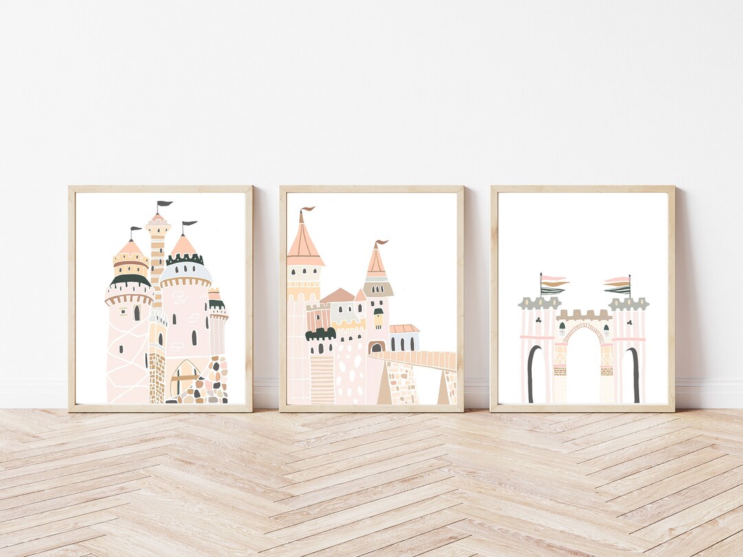 Castle Printable Art Set | Fairytale | Printable Digital Download ...