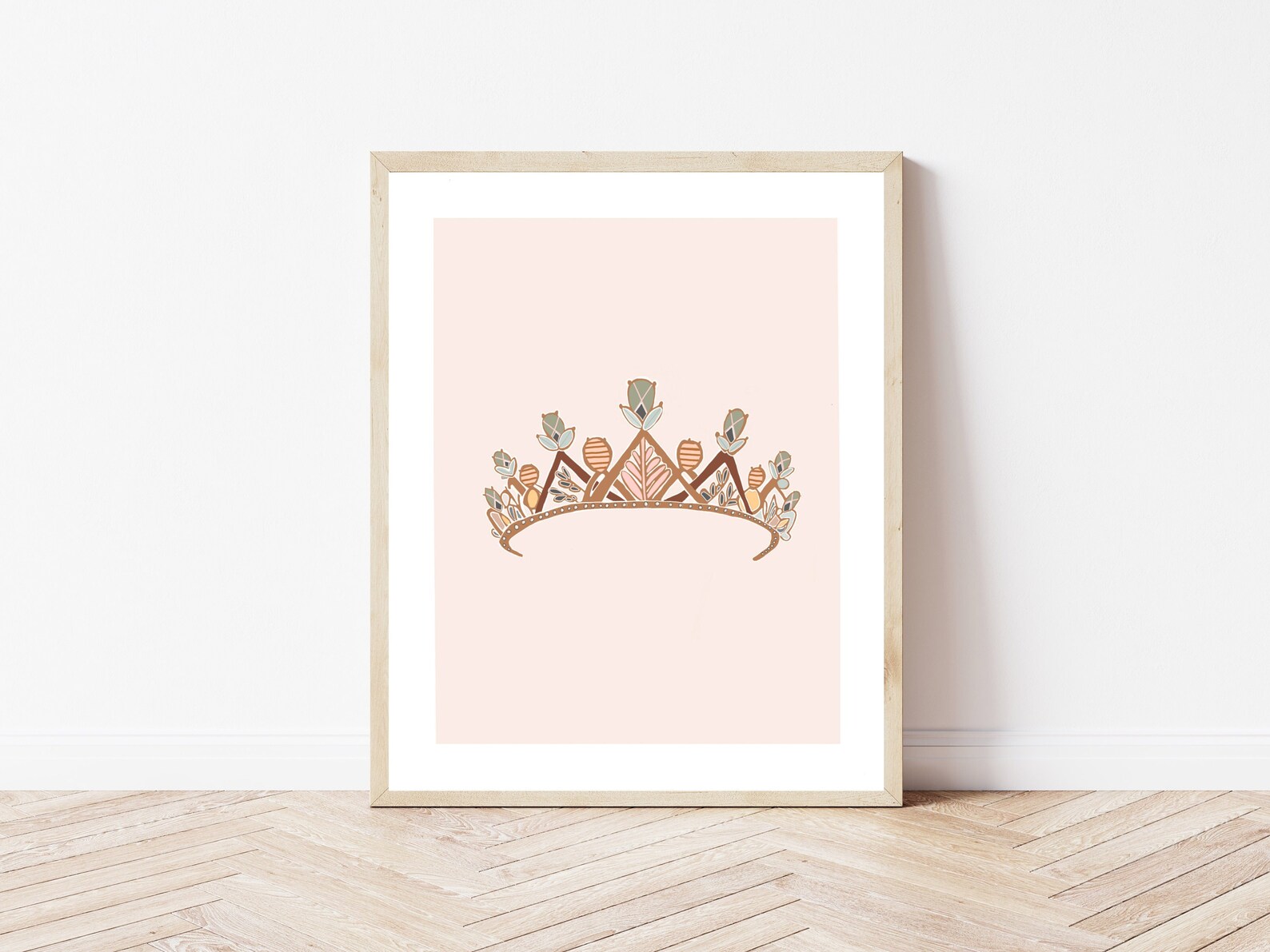 Crown Tiara Print Digital Printable Download Wall Art - Etsy