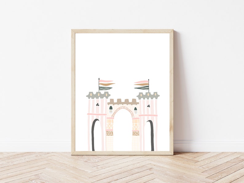 Castle Printable Art Set Fairytale Digital Download | Etsy