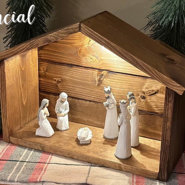Nativity Stable - Etsy