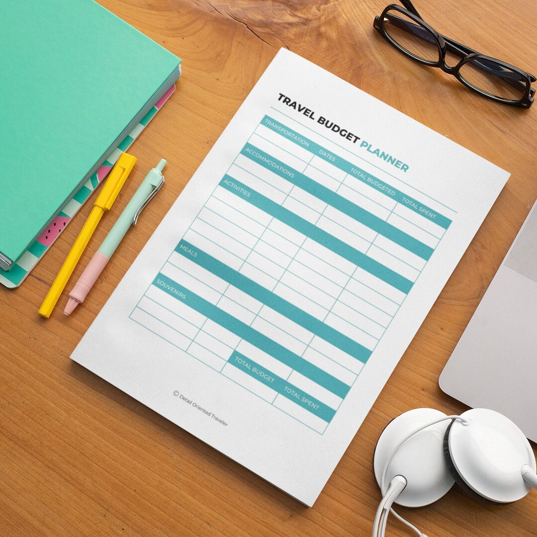 Travel Planning Printables Research Printables, Travel Budget ...