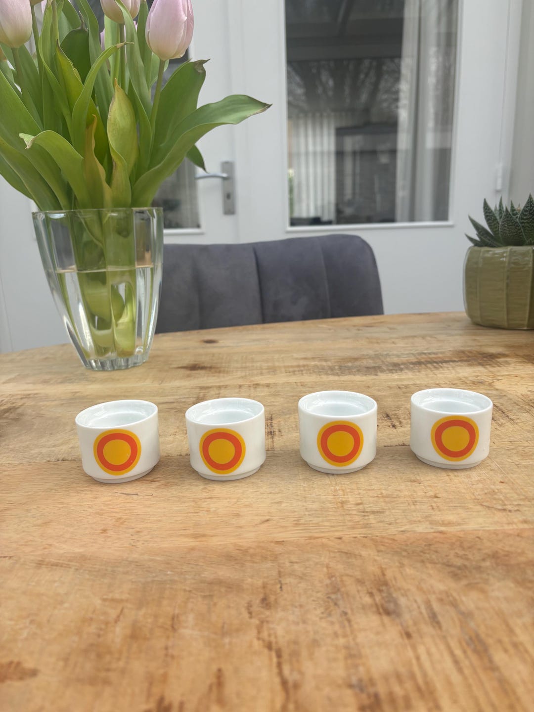 Eclipse Egg Cups – Set of 4 (1970s) – Thomas Germany - Etsy