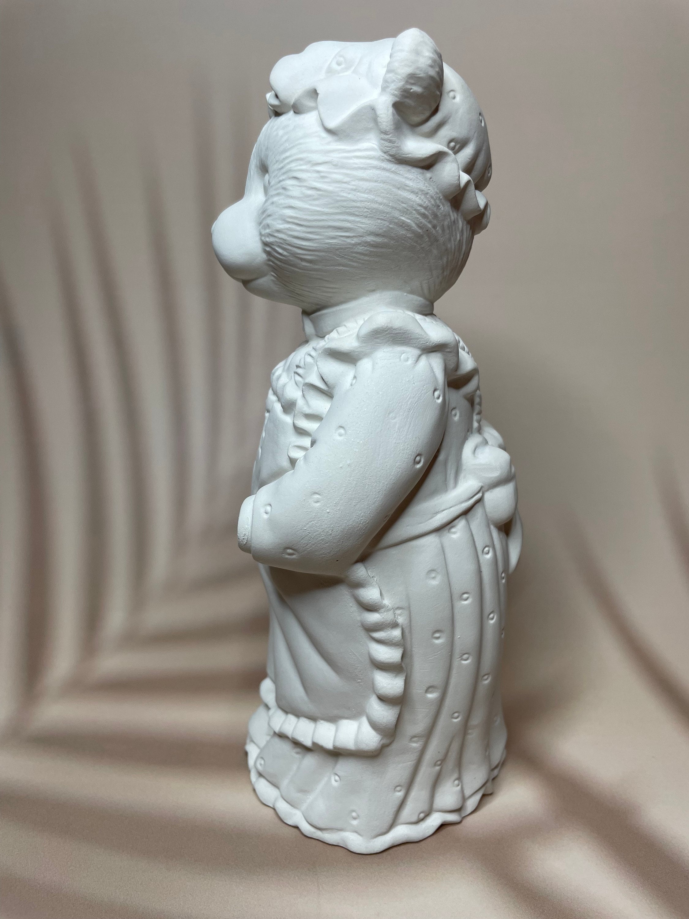 Ceramic Bisque Ready to Paint Kimple 2587 Mrs. Claus Bear 6 - Etsy