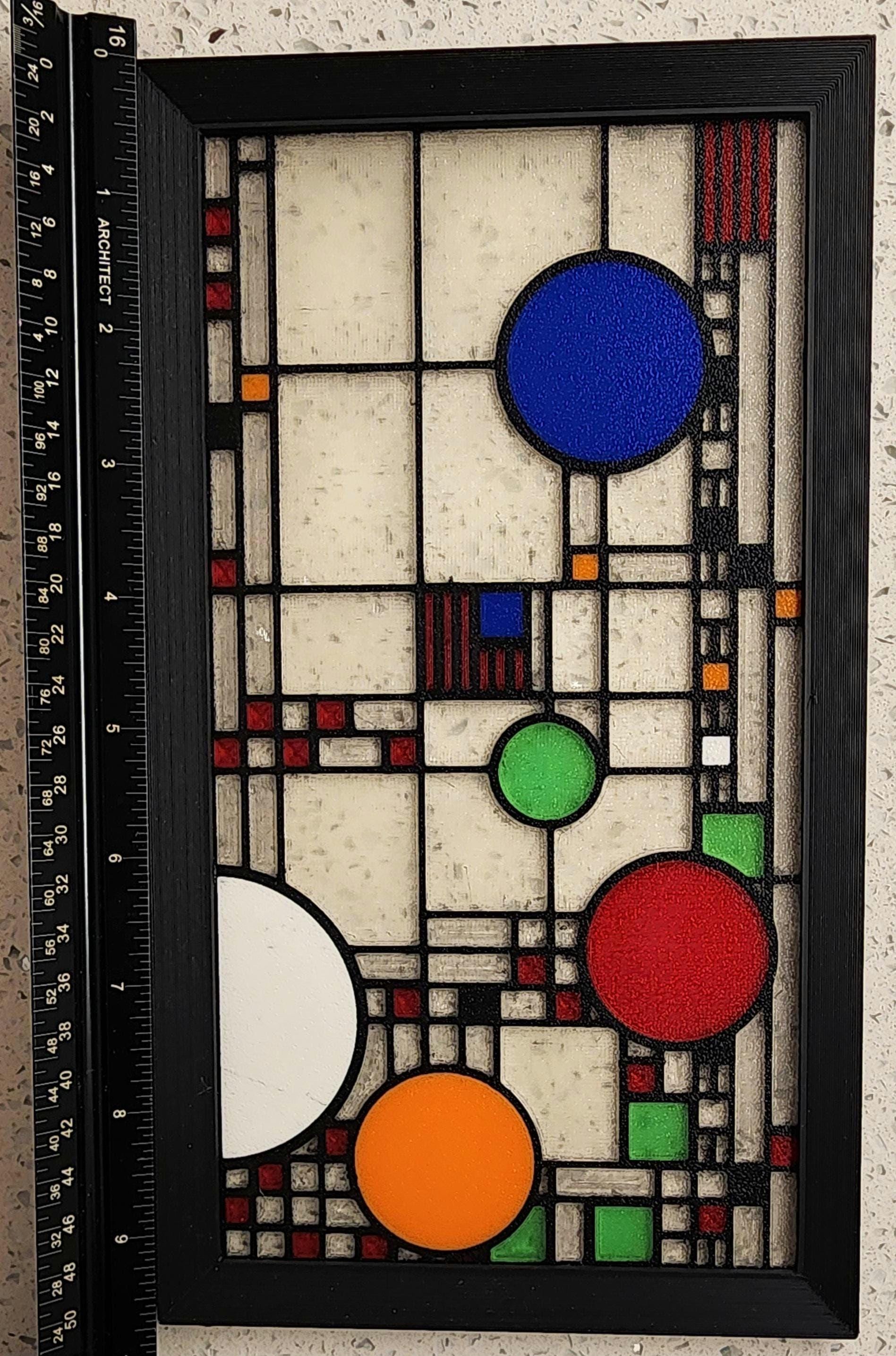 Wright Inspired - Avery Coonley Windows (3D Printed) - Etsy